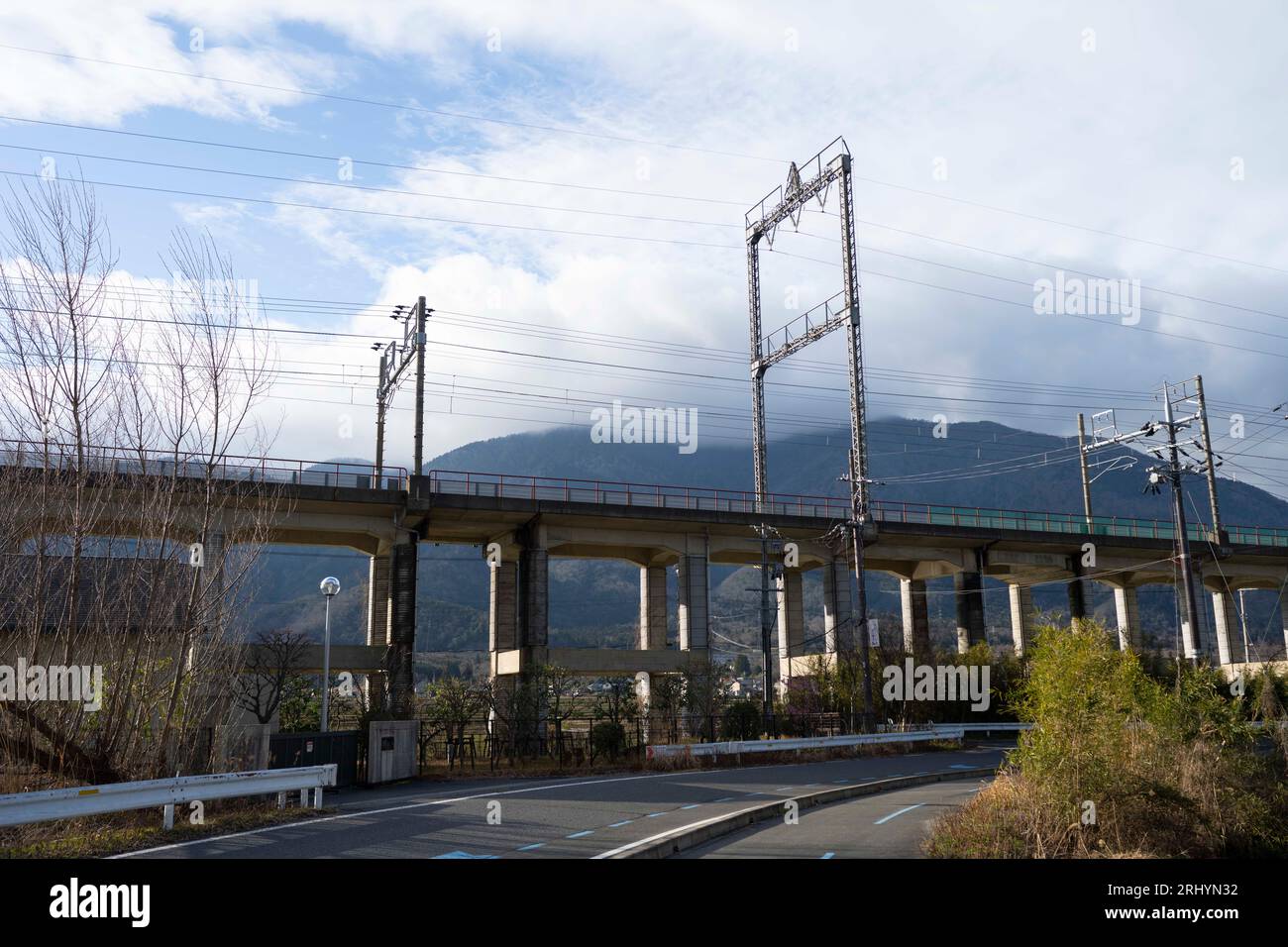 Otsu, Shiga Prefecture, Japan. 18th Mar, 2023. A JR West commuter train ...
