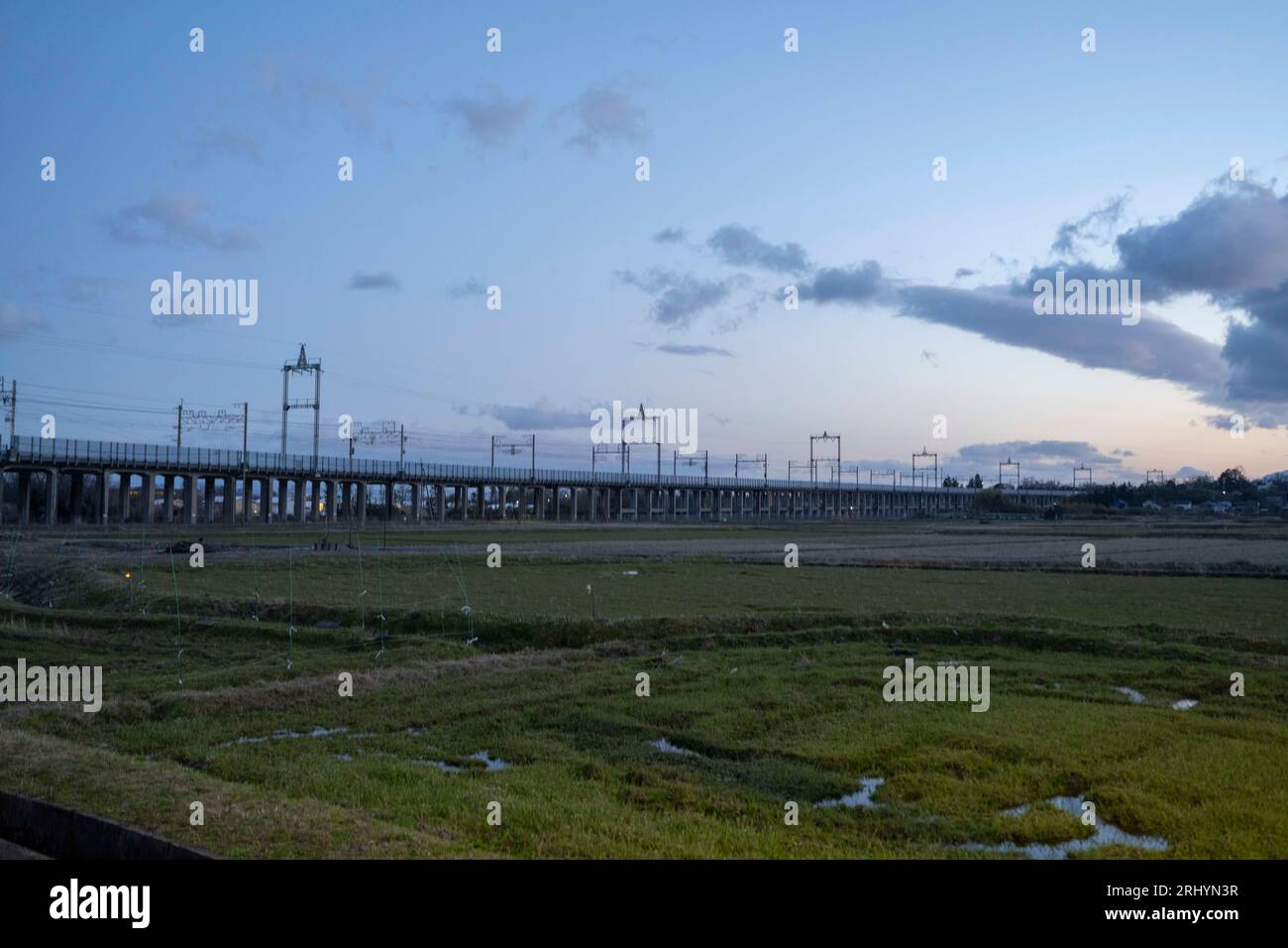 Otsu, Shiga Prefecture, Japan. 18th Mar, 2023. A JR West commuter train ...