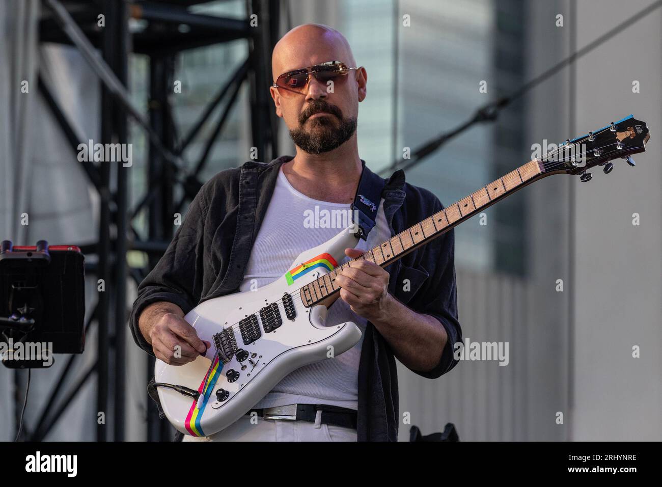 August 18, 2023, New York, New York, United States: Reed Mathis on bass ...