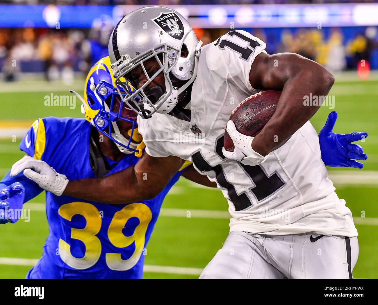 August 19, 2023 Inglewood, CA.Las Vegas Raiders wide receiver Phillip ...