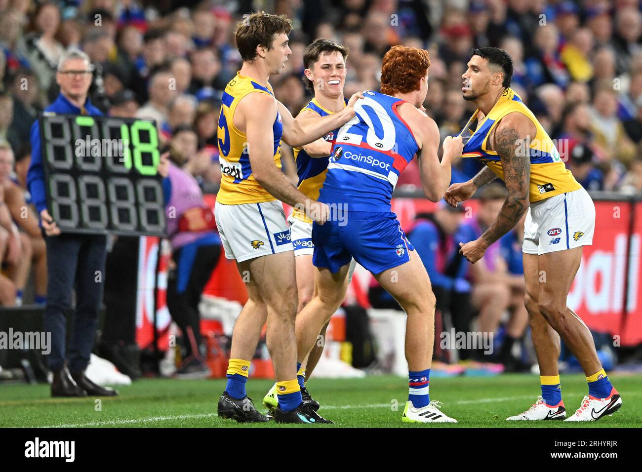 Melbourne, Australia. 20th Aug, 2023. Jeremy McGovern of West Coast ...
