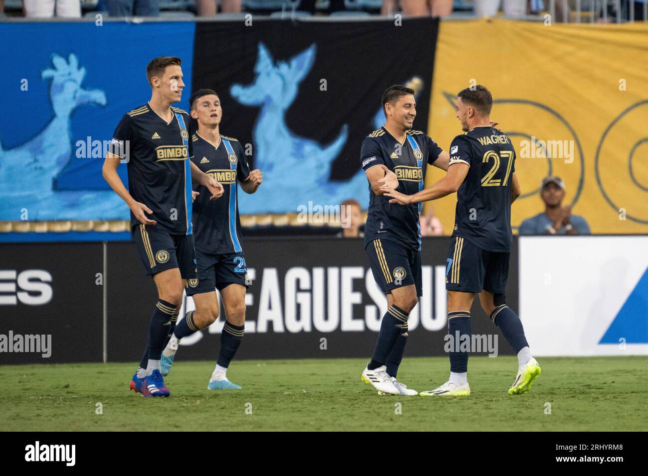 CHESTER, PA - AUGUST 19: Philadelphia Union celebrate a goal during the ...