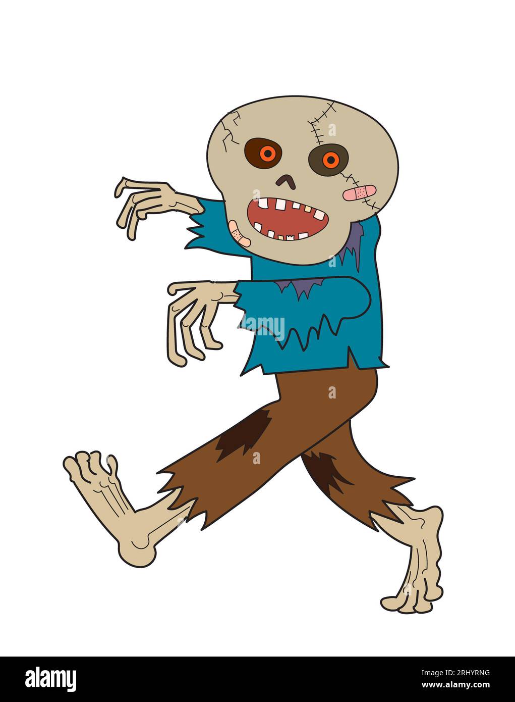 Scary Cartoon Zombie