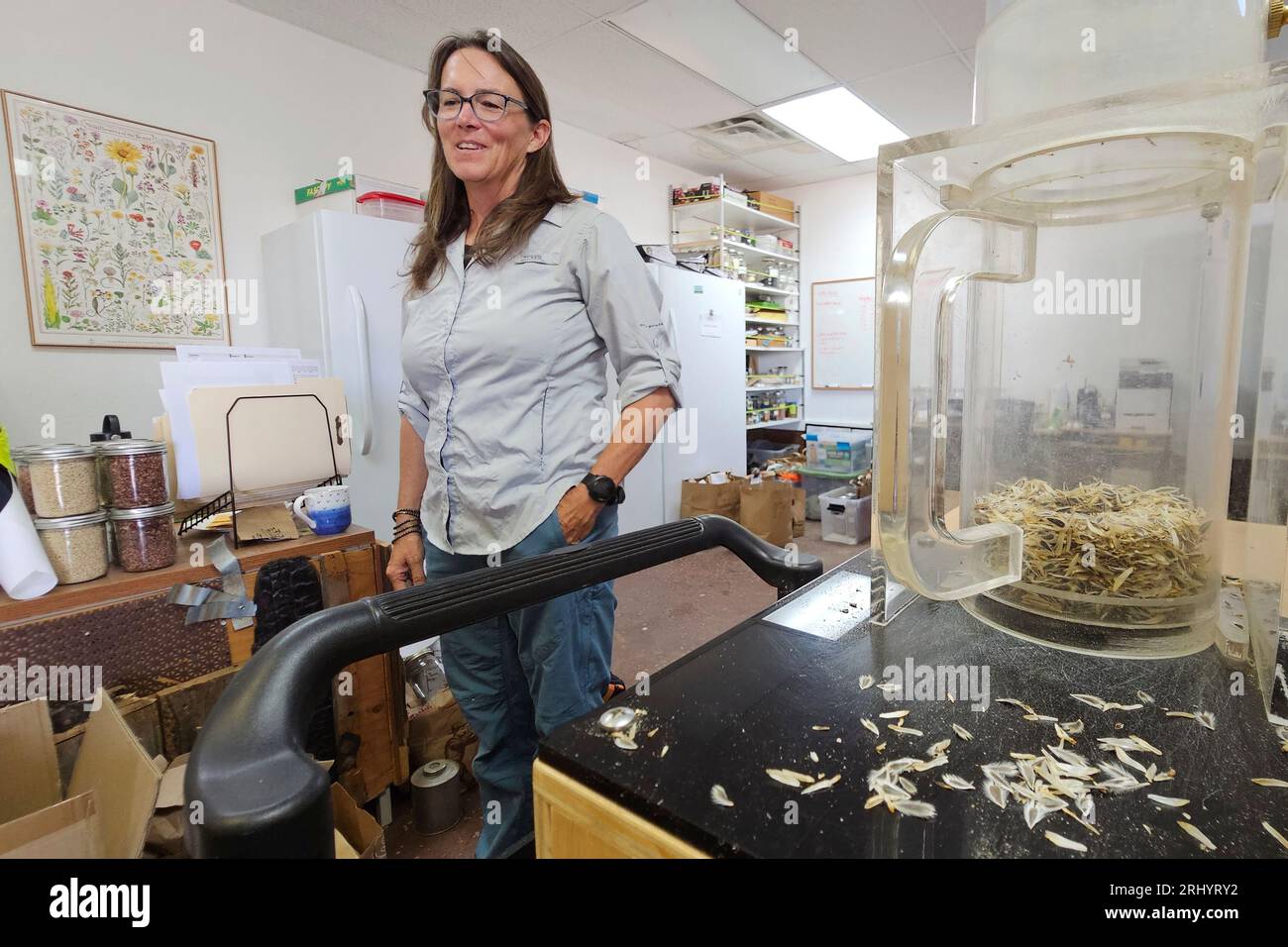 Madena Asbell, director of plant conservation programs at the Mojave ...