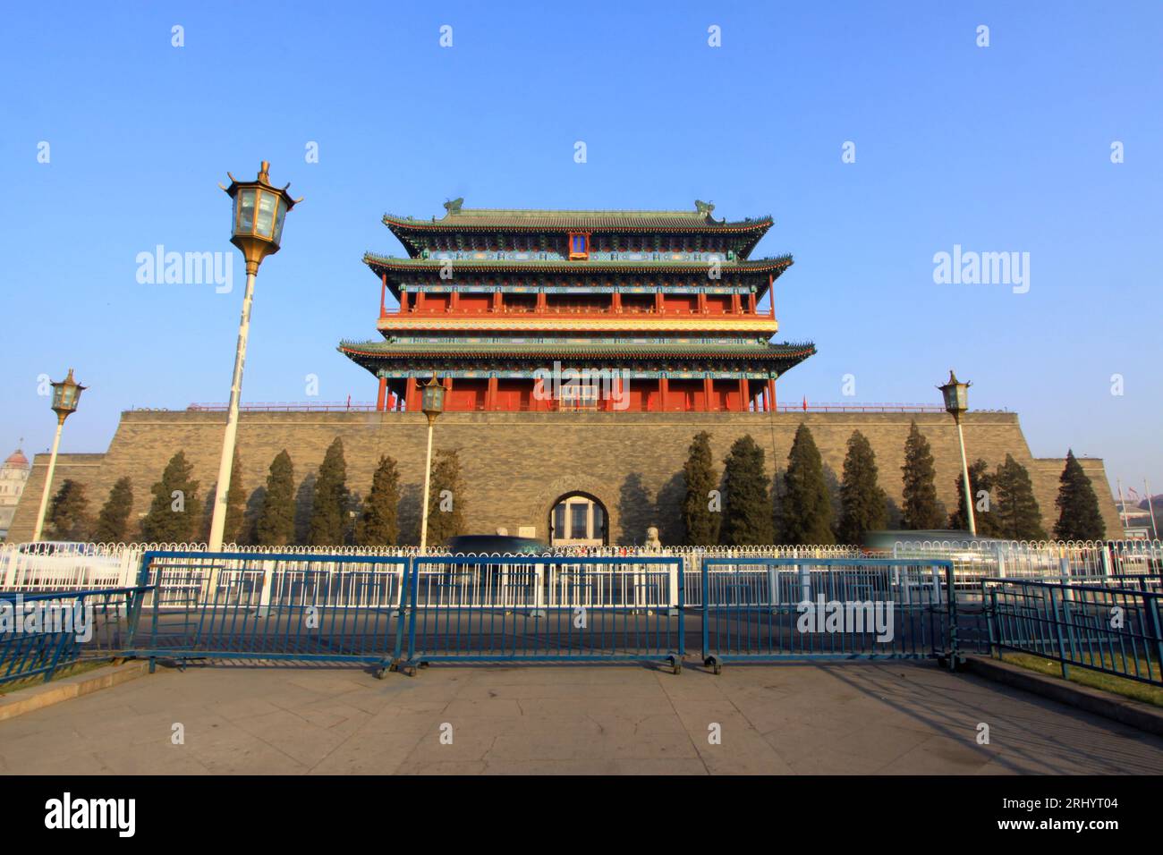 Chinese ancient architecture landscape, Zhengyang gate towers in ...