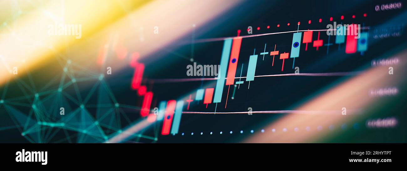 Analyzing investment statistics and indicators on dashboard for trading ...