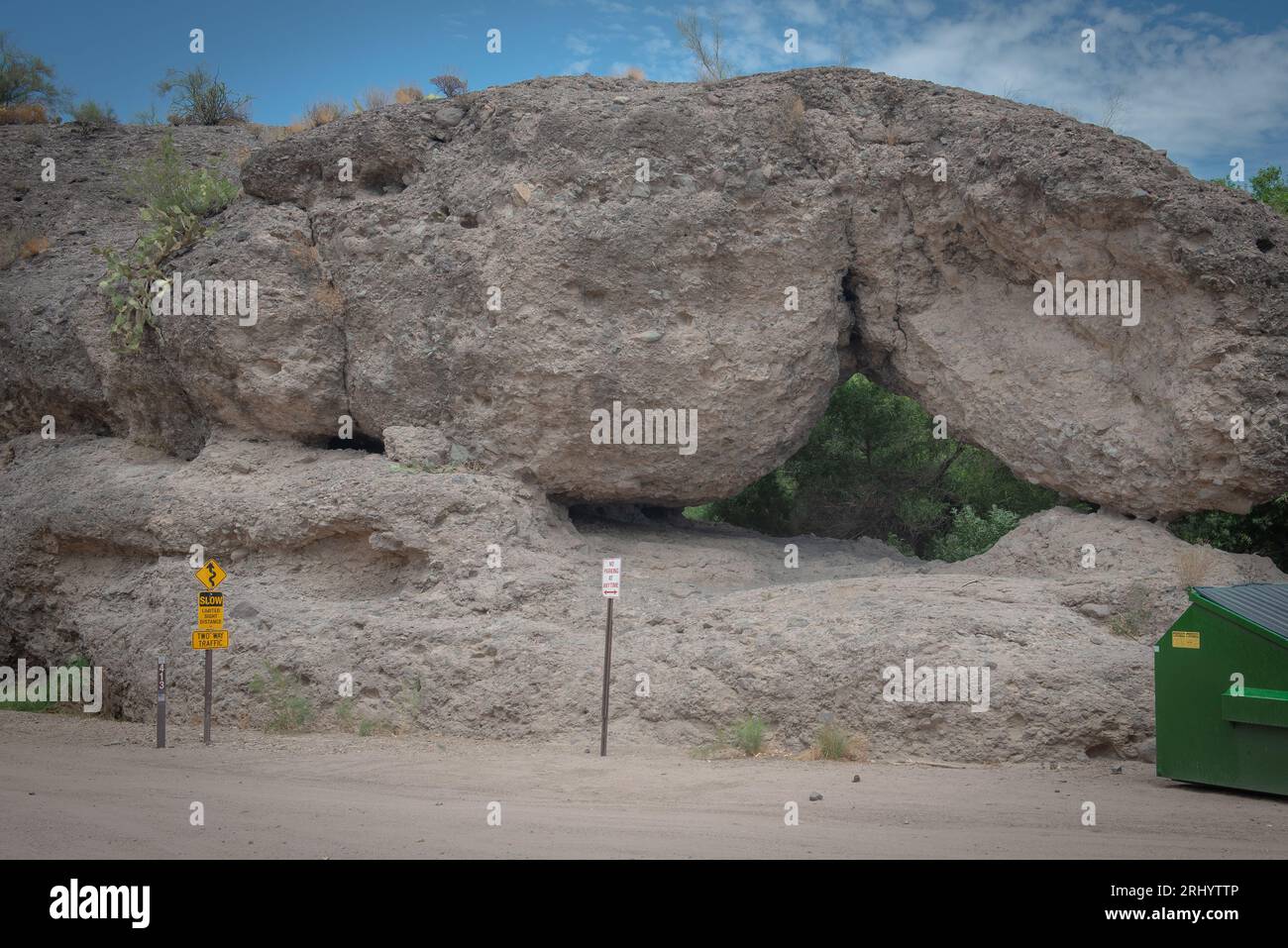 Butt rock in arizona Stock Photo - Alamy