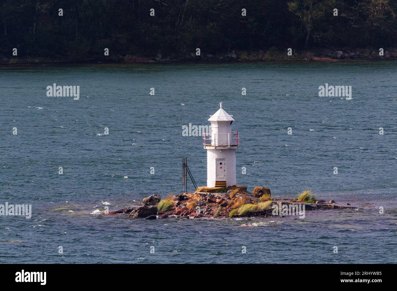 Vaxlet Norra Lighthouse, Stockholm Archipelago, Sweden, Scandinavia ...