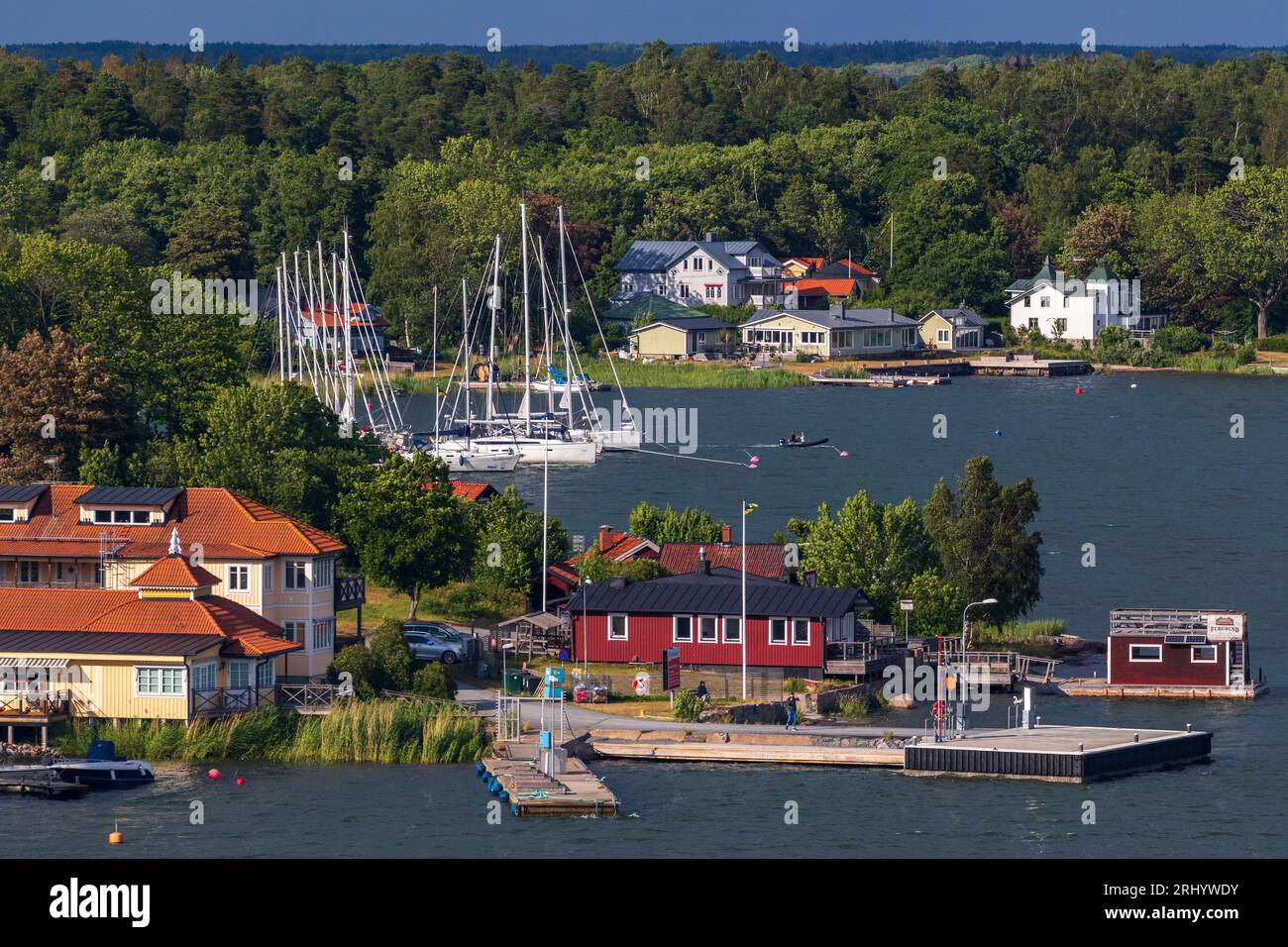 Furusund Town, Kopmanholm, Stockholm Archipelago, Sweden, Scandinavia ...