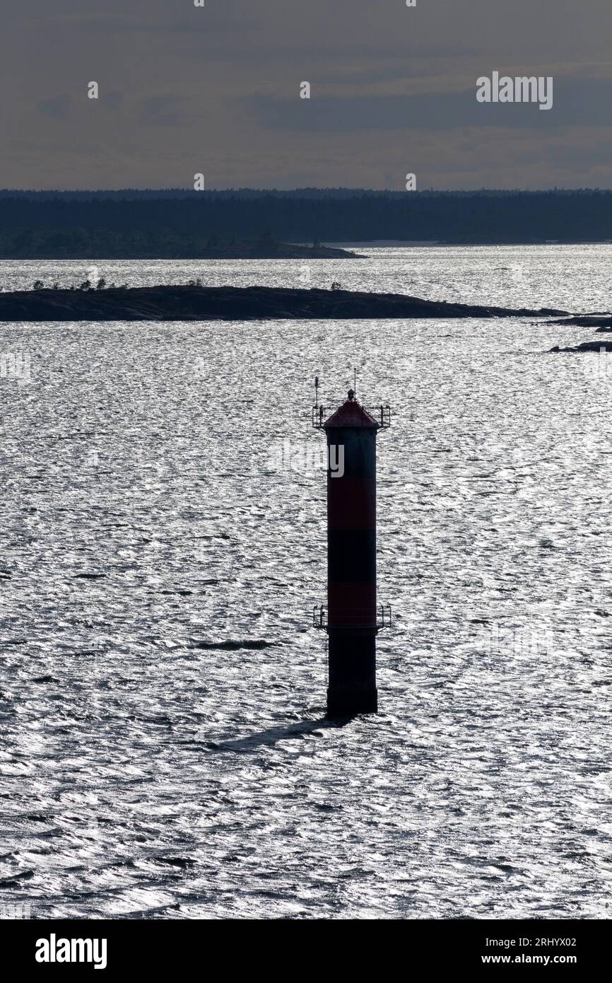 Remmargrund Lighthouse, Furusund, Stockholm Archipelago, Sweden ...