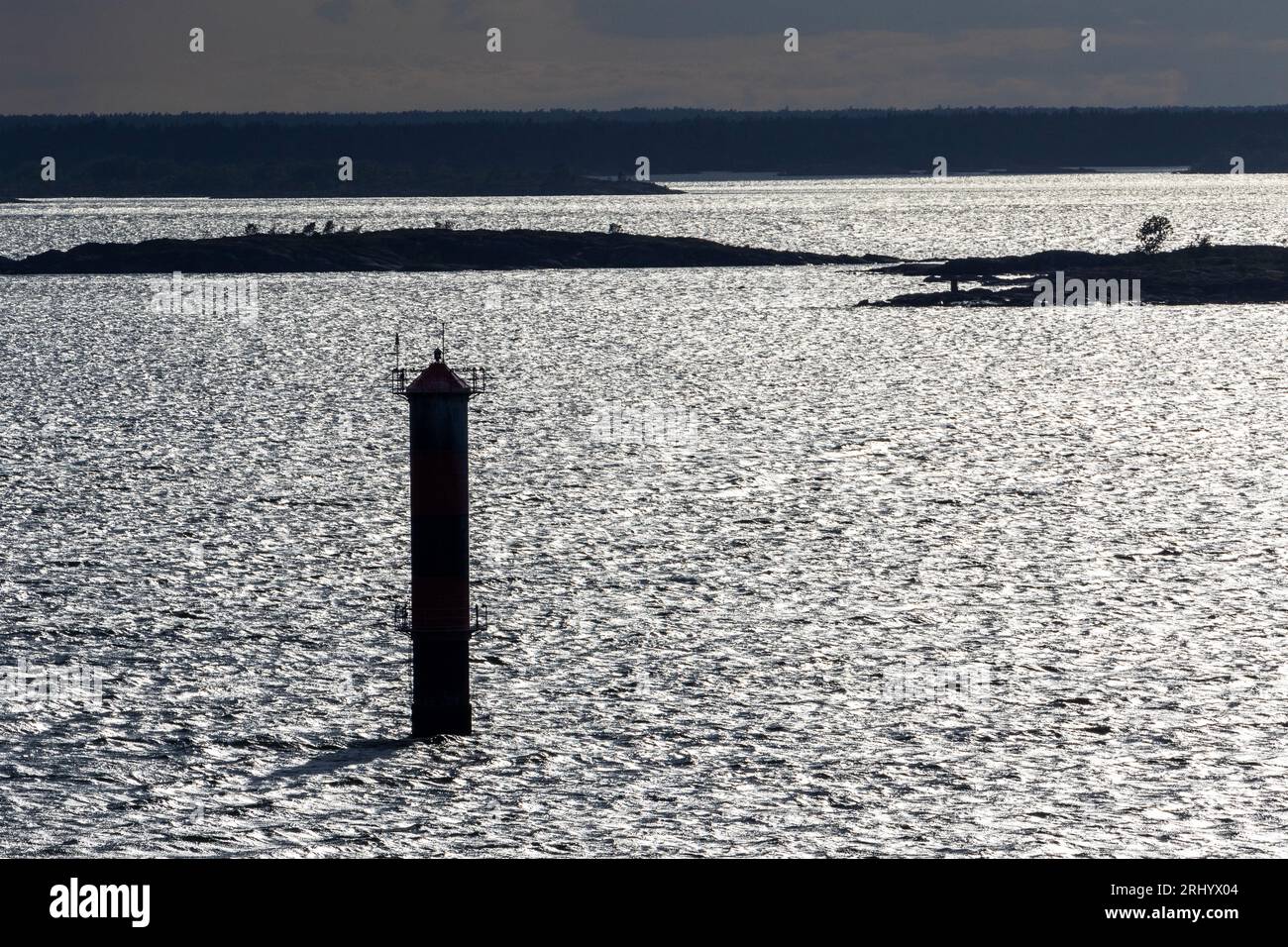 Remmargrund Lighthouse, Furusund, Stockholm Archipelago, Sweden ...