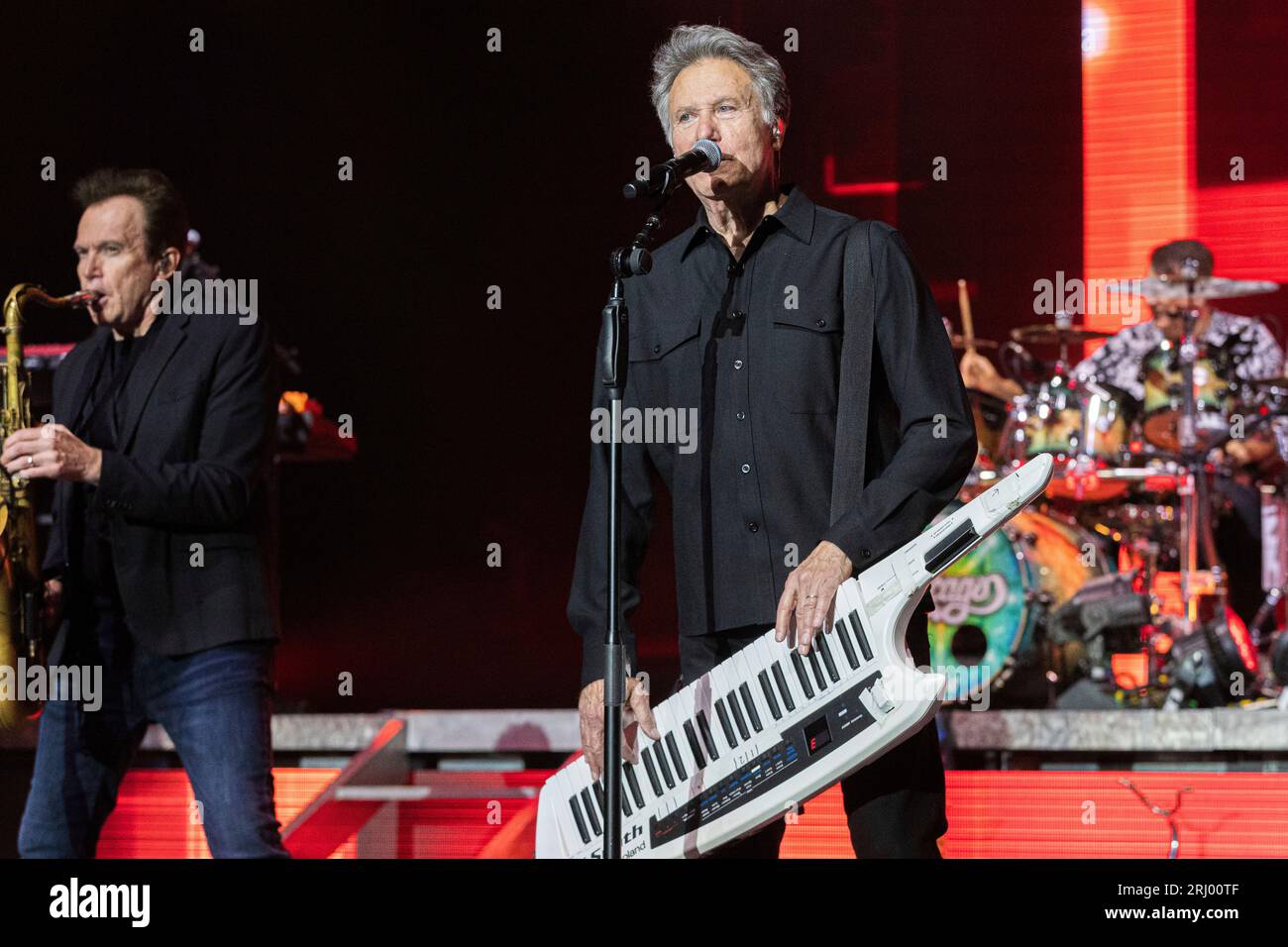 Robert Lamm, of Chicago, performs on Saturday, Aug 19, 2023, at The GreeK Theatre in Los Angeles ...