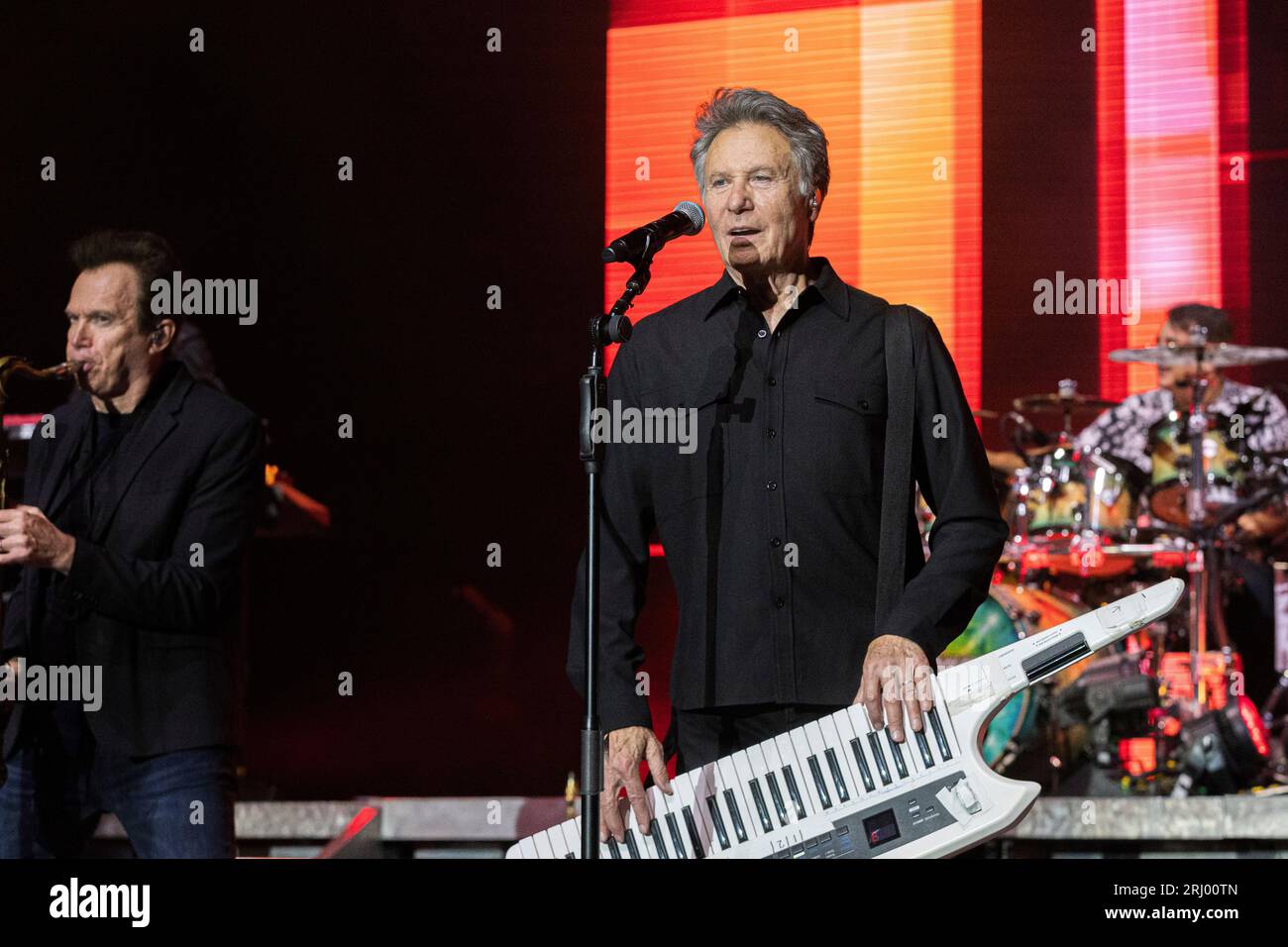 Robert Lamm, of Chicago, performs on Saturday, Aug 19, 2023, at The GreeK Theatre in Los Angeles ...
