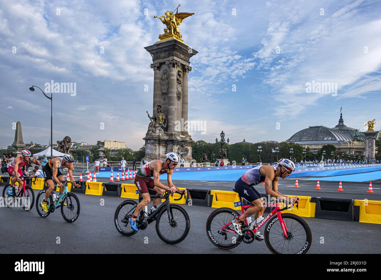 FRANCE. PARIS (75) (7TH DISTRICT) AUGUST 2023: TRIATHLON TEST ...