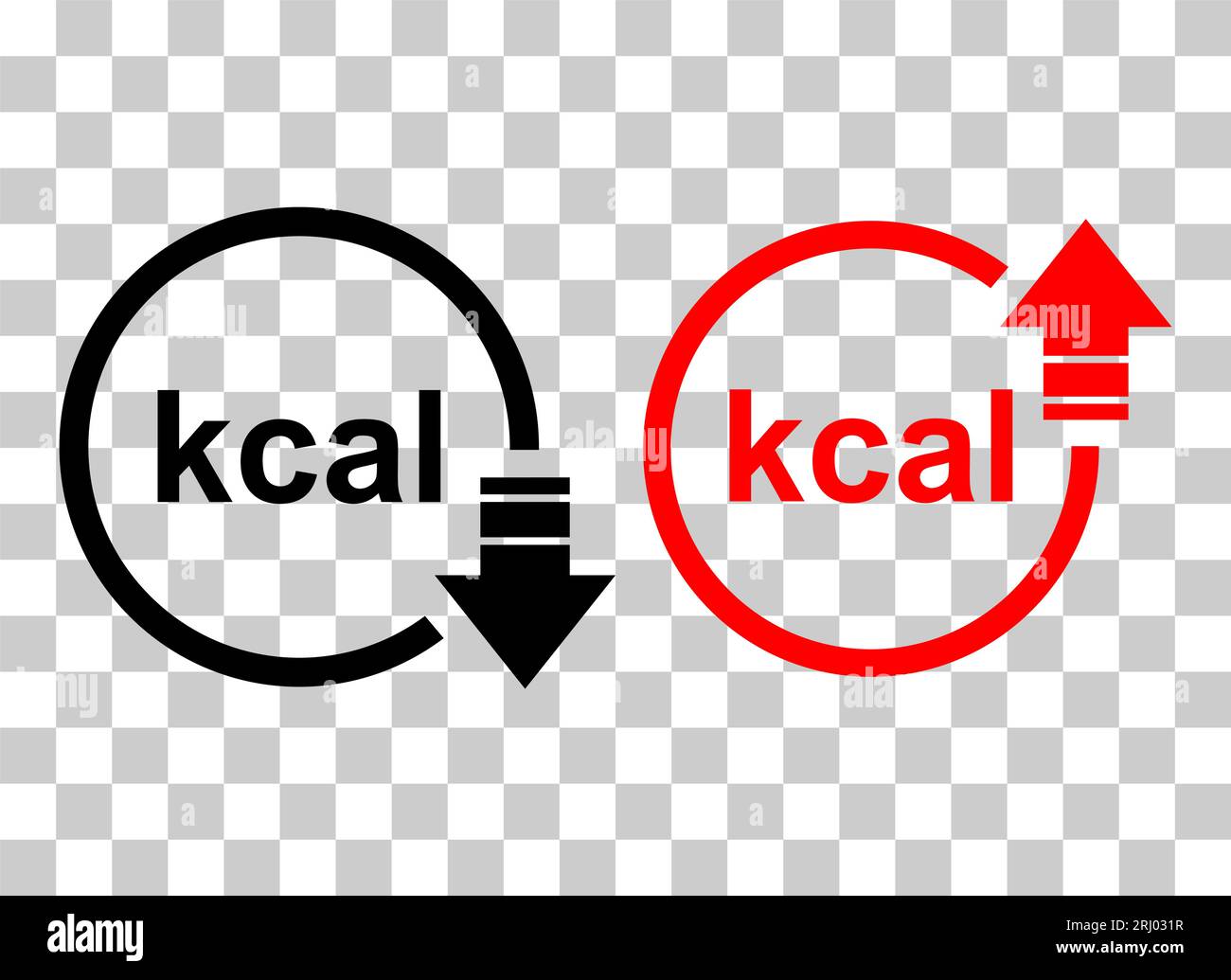 Set of Calories healthy diet icon, nutrition food low sign, kcal zero ...