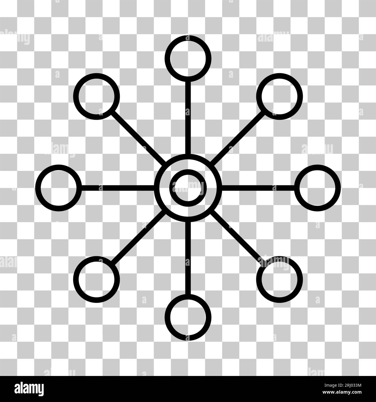 Multichannel digital design icon, omnichannel flat web symbol, internet ...