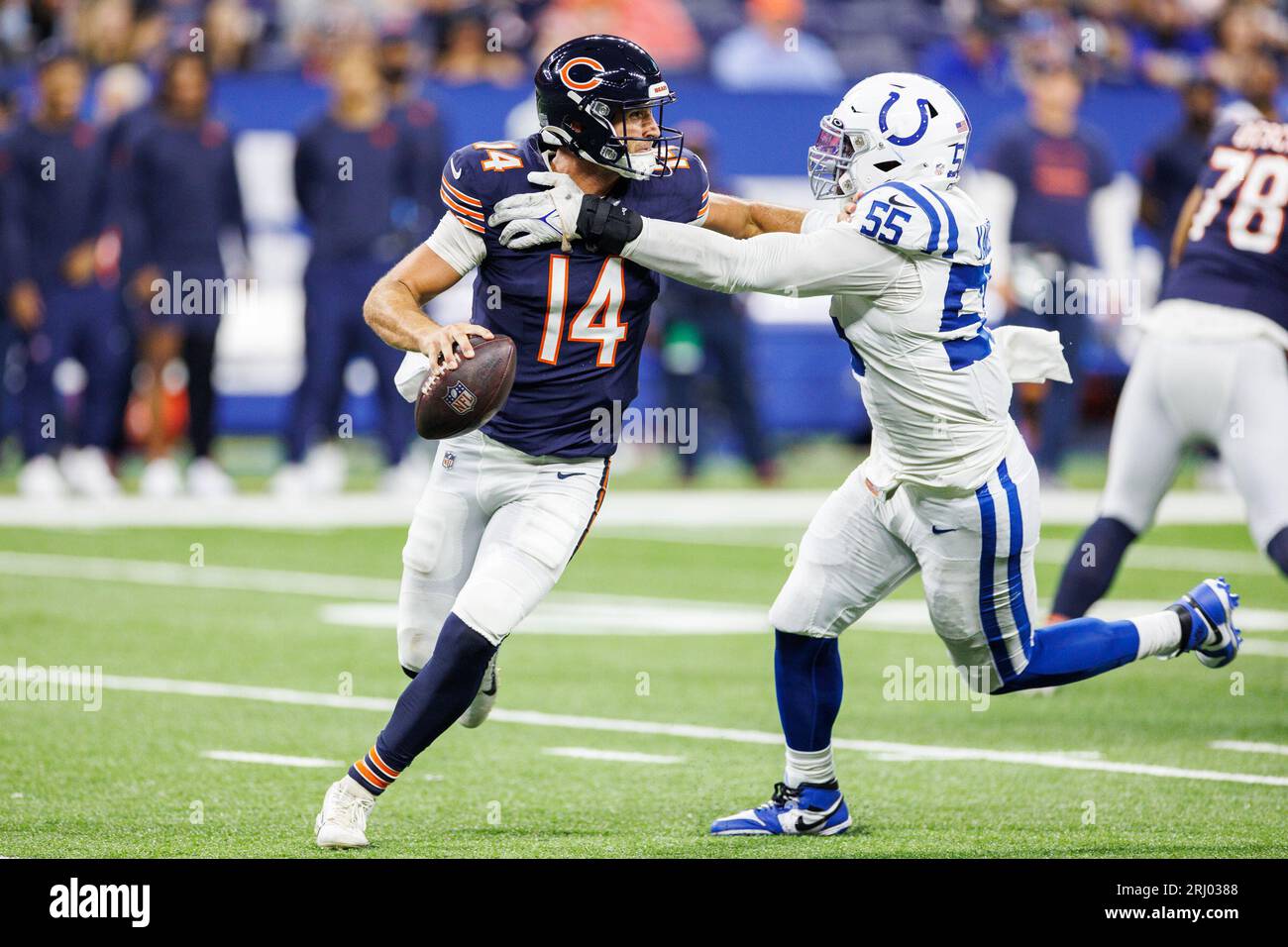 August 19, 2023: Indianapolis Colts defensive lineman Khalid Kareem (55 ...