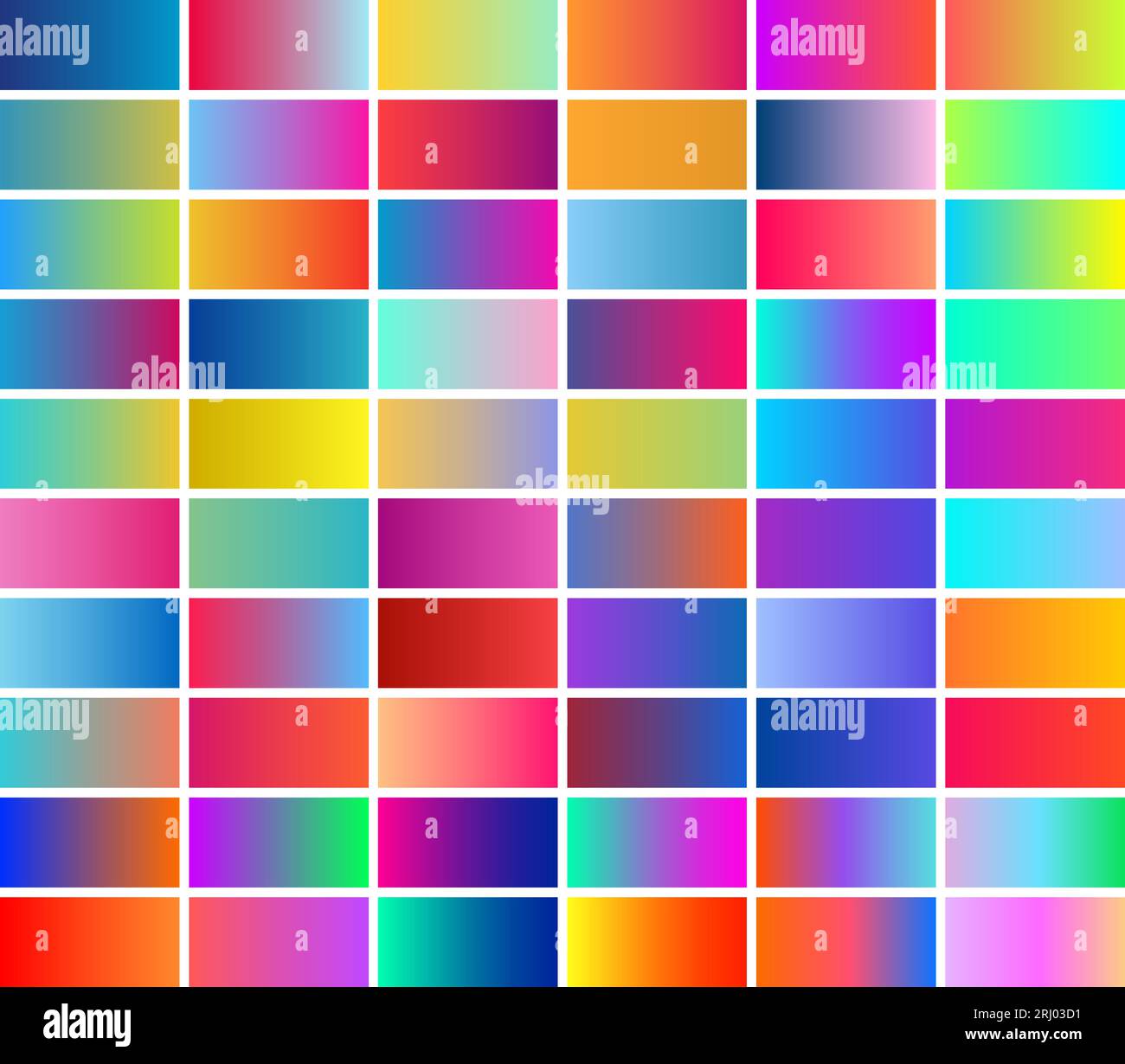 Collection of colorful smooth gradient background for graphic design ...