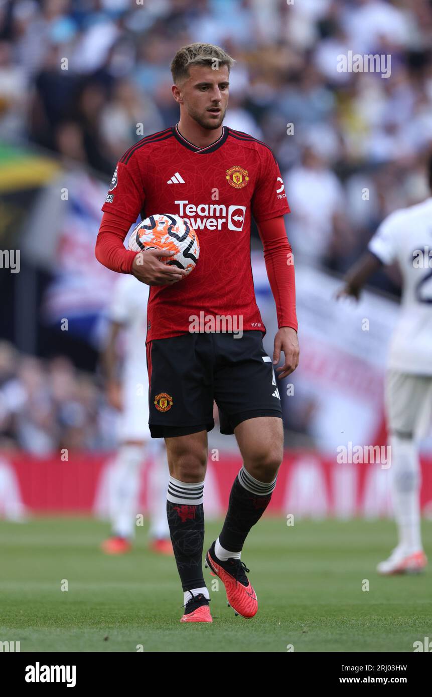London, UK. 19th Aug, 2023. Mason Mount (MU) at the Tottenham Hotspur v ...