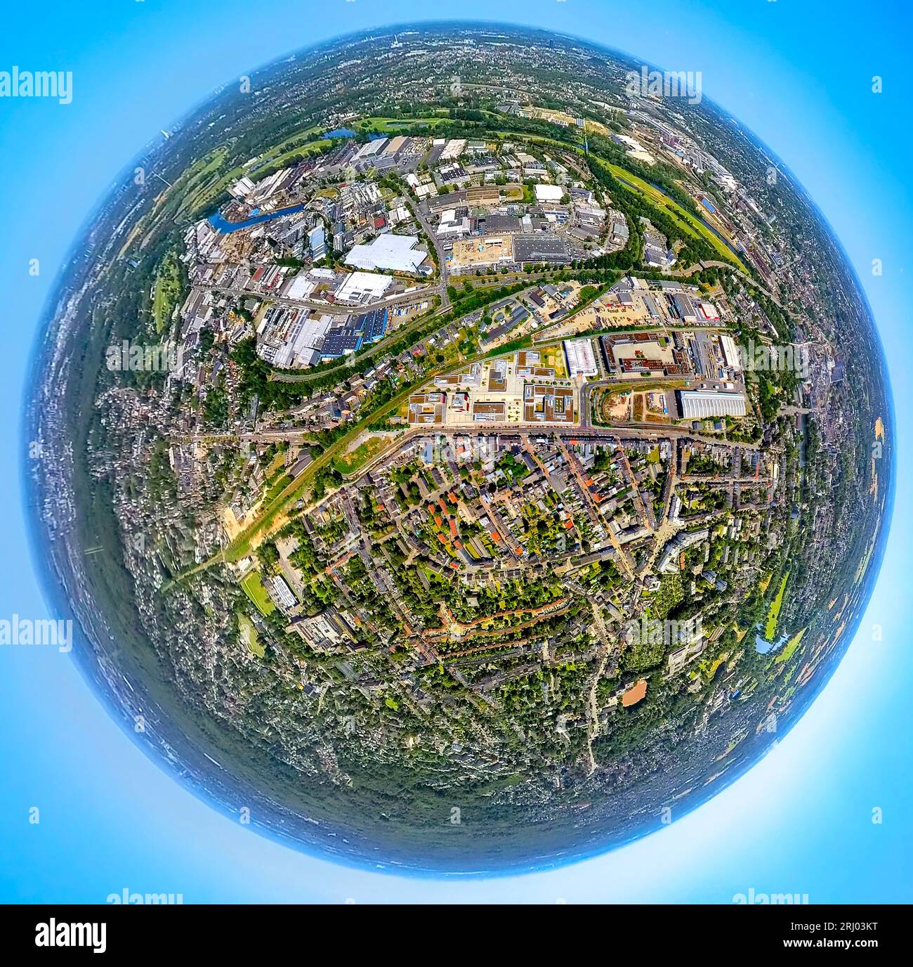 Aerial photograph, Ruhr West University of Applied Sciences, Mülheim ...