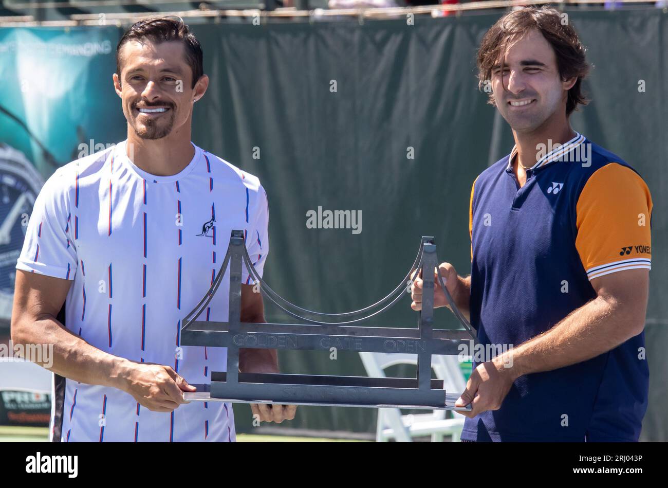 San Francisco, USA. 19th Aug, 2023. Christian Rodriguez (L) and Diego ...