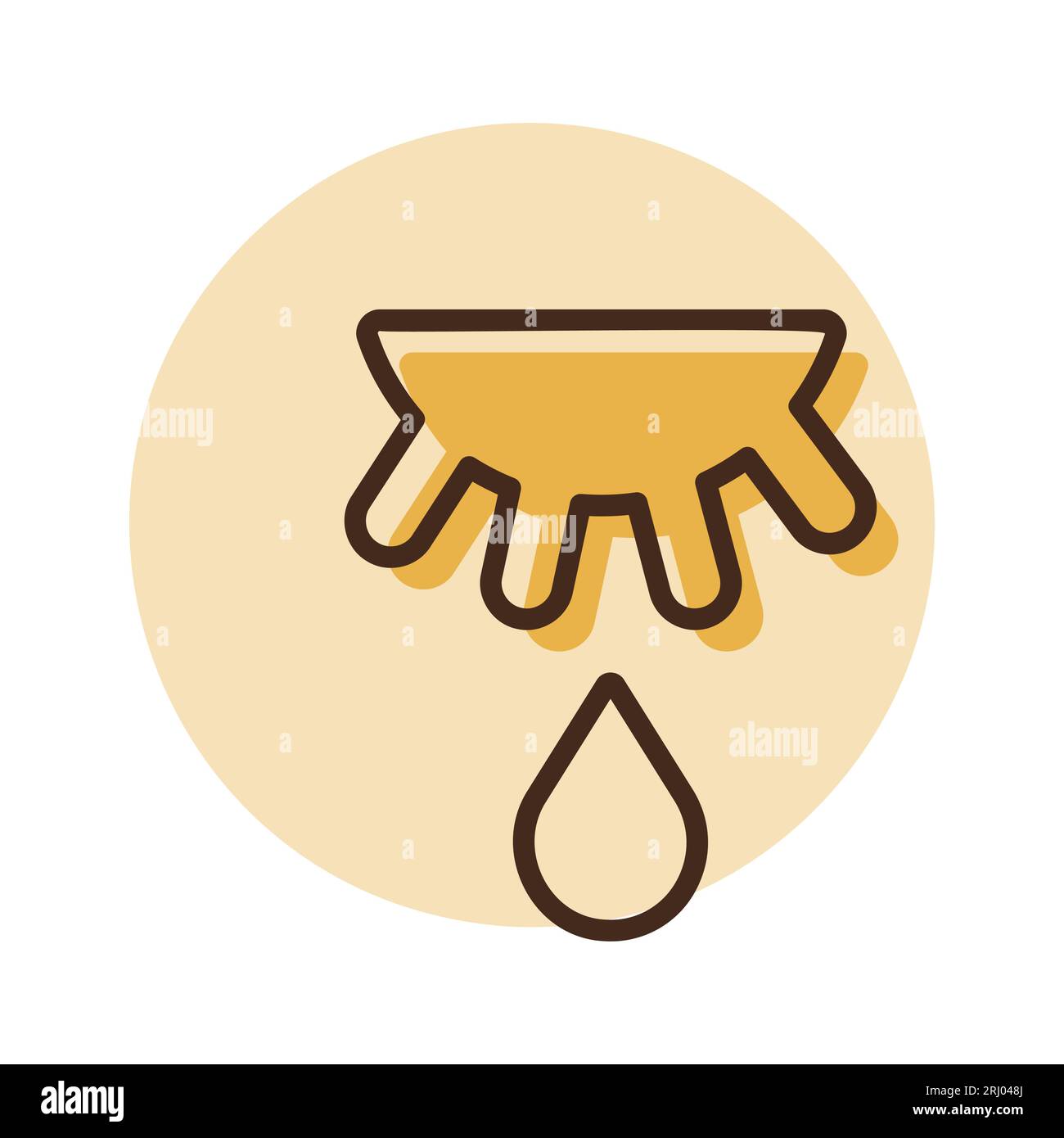 Cow udder and drop of milk vector icon. Milking the budget. Dairy ...