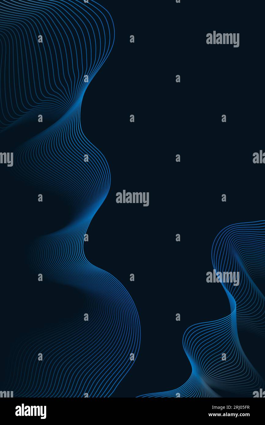 Abstract wavy corporate vertical Stock Vector Images - Alamy