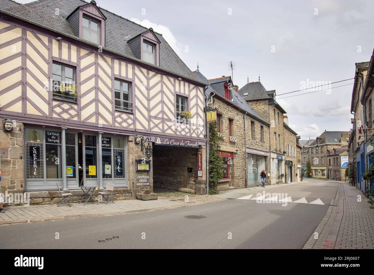 one of the many lovely buildings along the main street in the town of ...