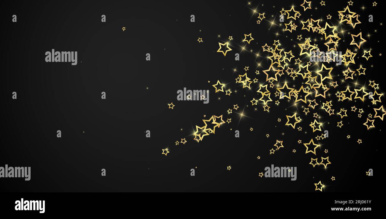 Starry night fairy tale background. Cute sparkling twinkles, christmas ...