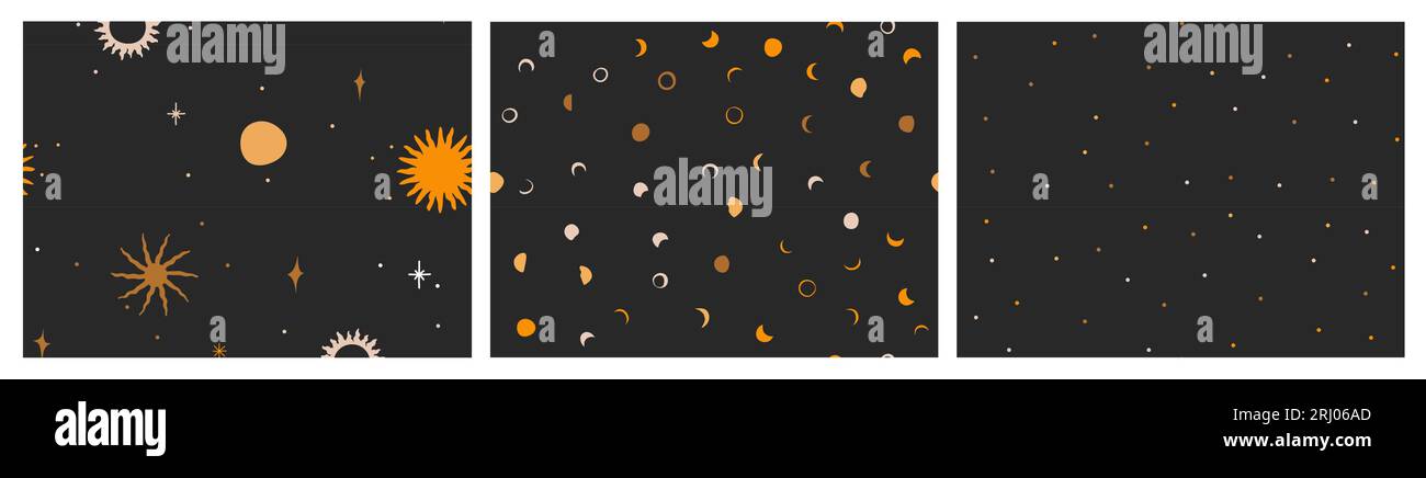 Hand drawn vector abstract graphic illustration seamless pattern ...