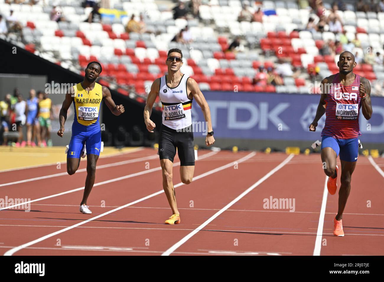 Budapest, Hungary. 20th Aug, 2023. Belgian Dylan Borlee pictured in ...