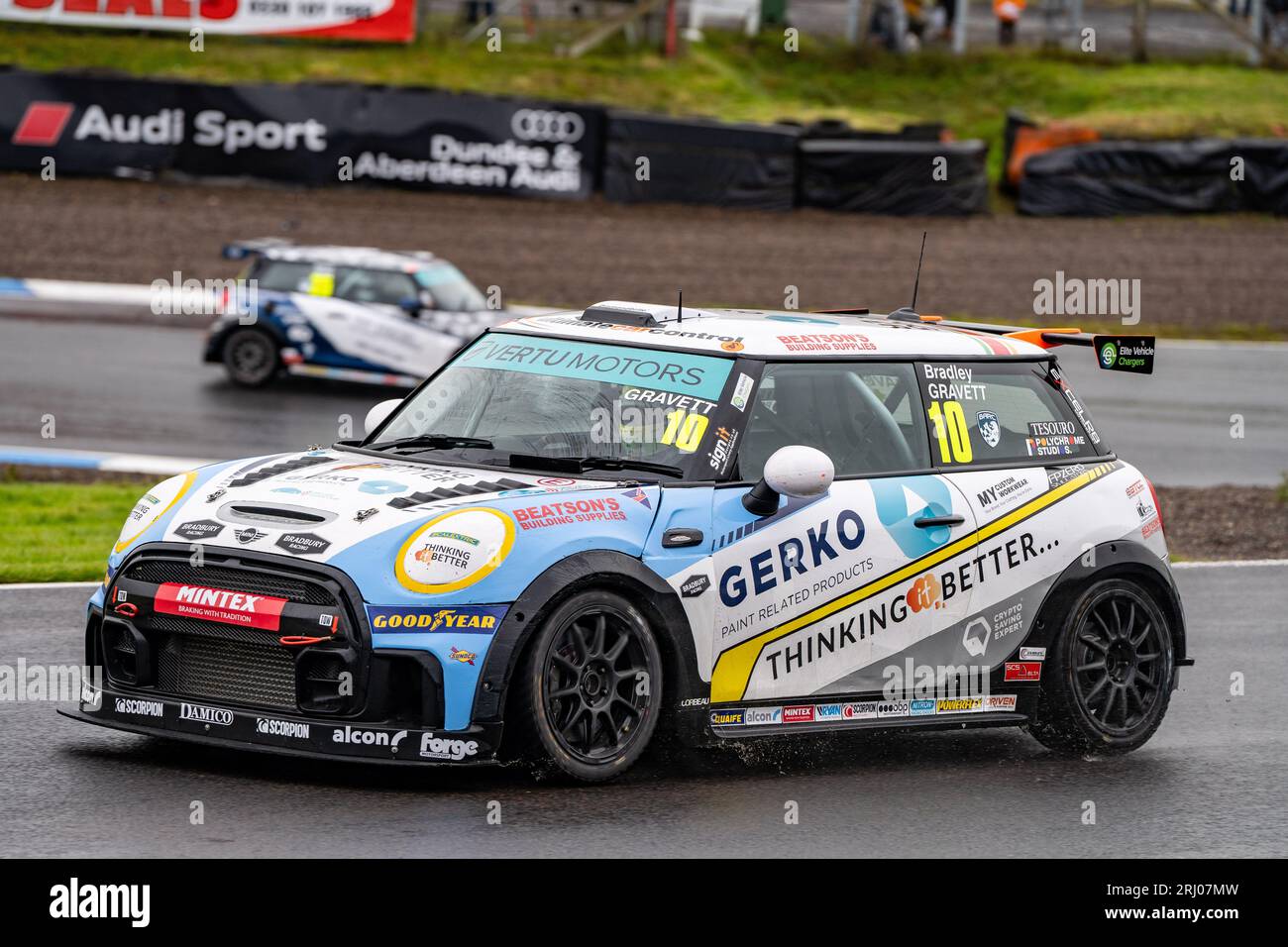 The Vertu Motors MINI CHALLENGE Knockhill 2023 Stock Photo - Alamy