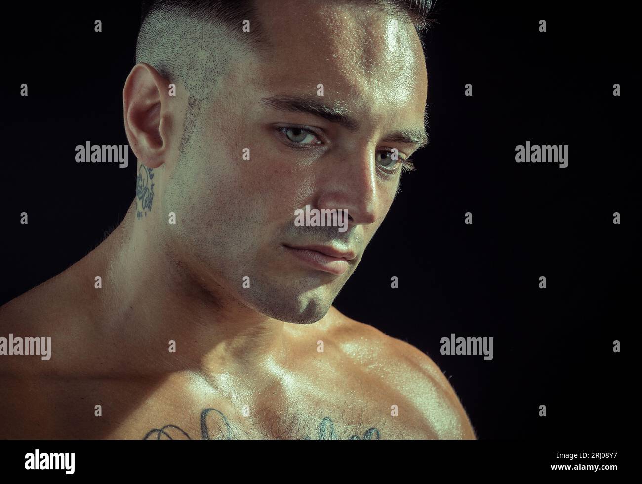 Off chest hi-res stock photography and images - Alamy