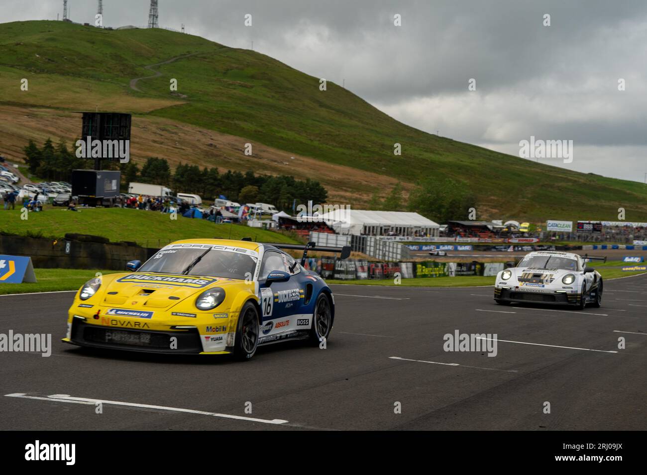 Porsche Carrera Cup Great Britain Harry Foster #16 Knockhill Circuit ...