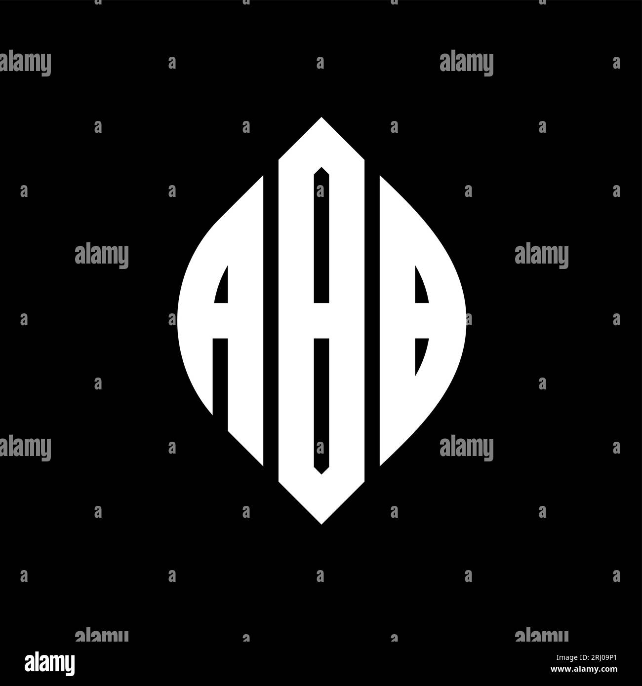 ABB circle letter logo design with circle and ellipse shape. ABB ...