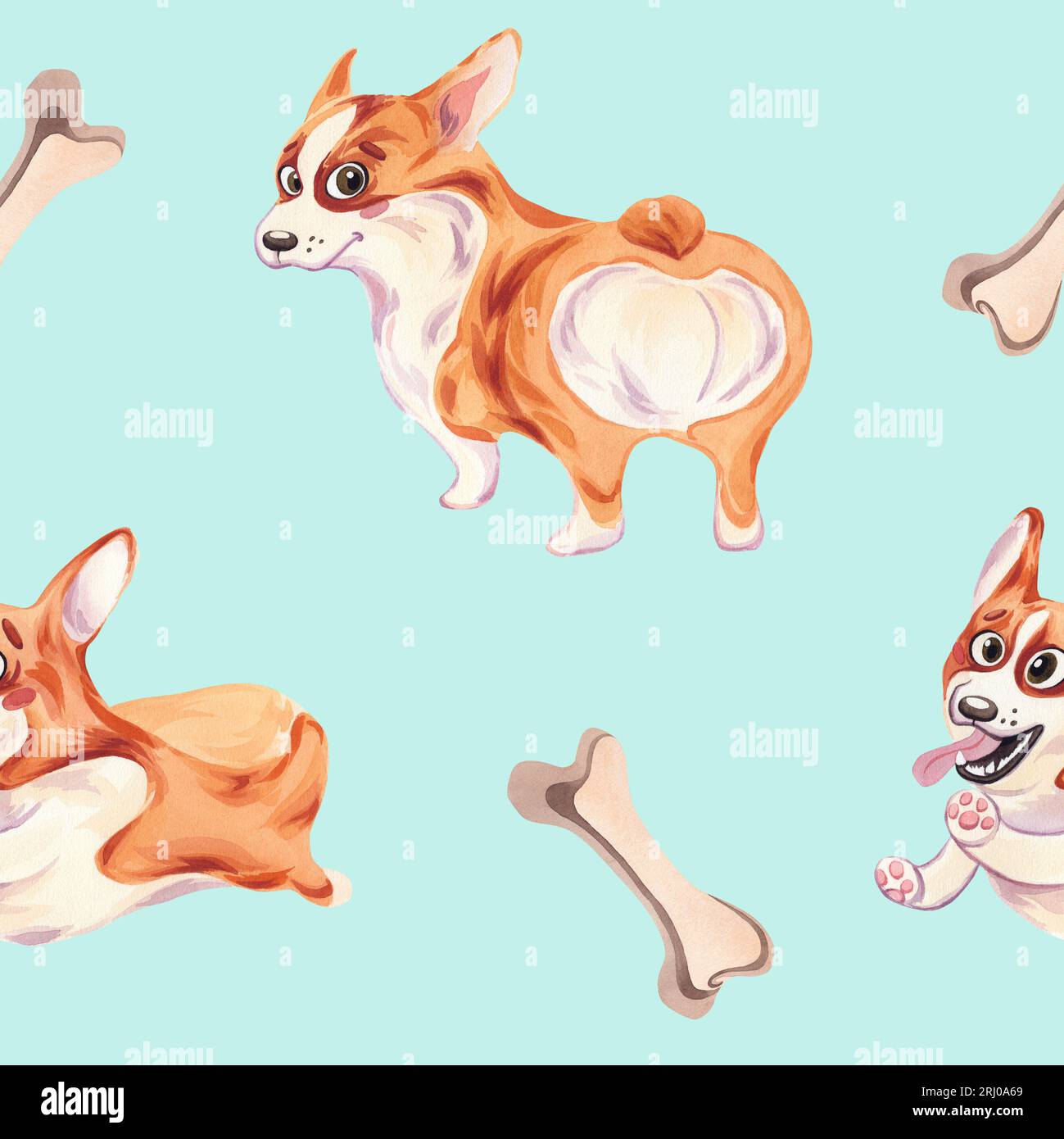 Painted corgi hi-res stock photography and images - Alamy