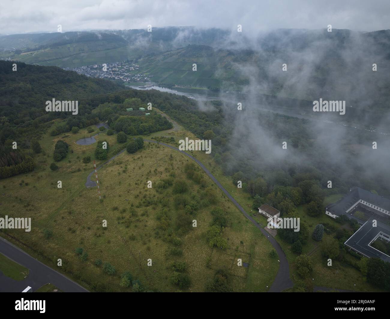 Traben Trarbach, Germany. 15th Aug, 2023. The site of the former ...