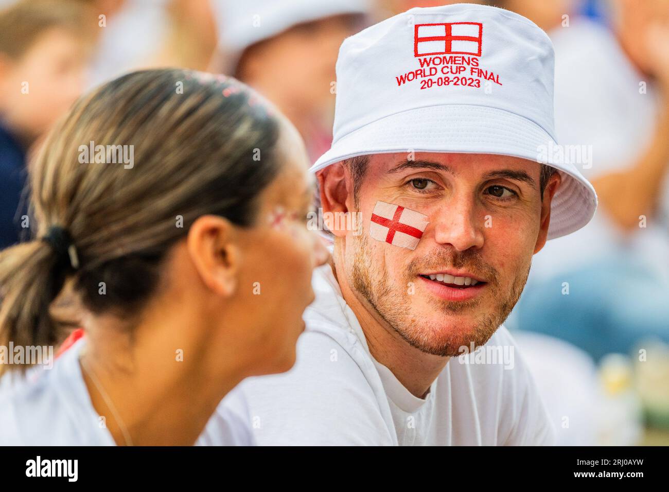 London, UK. 20th Aug, 2023. Fans in Victoria Park, at All Points East ...