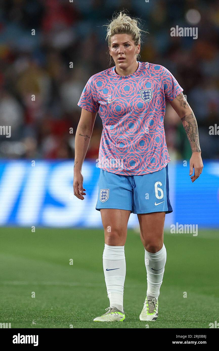 Millie Bright #6 of England in the pregame warmup session during the ...