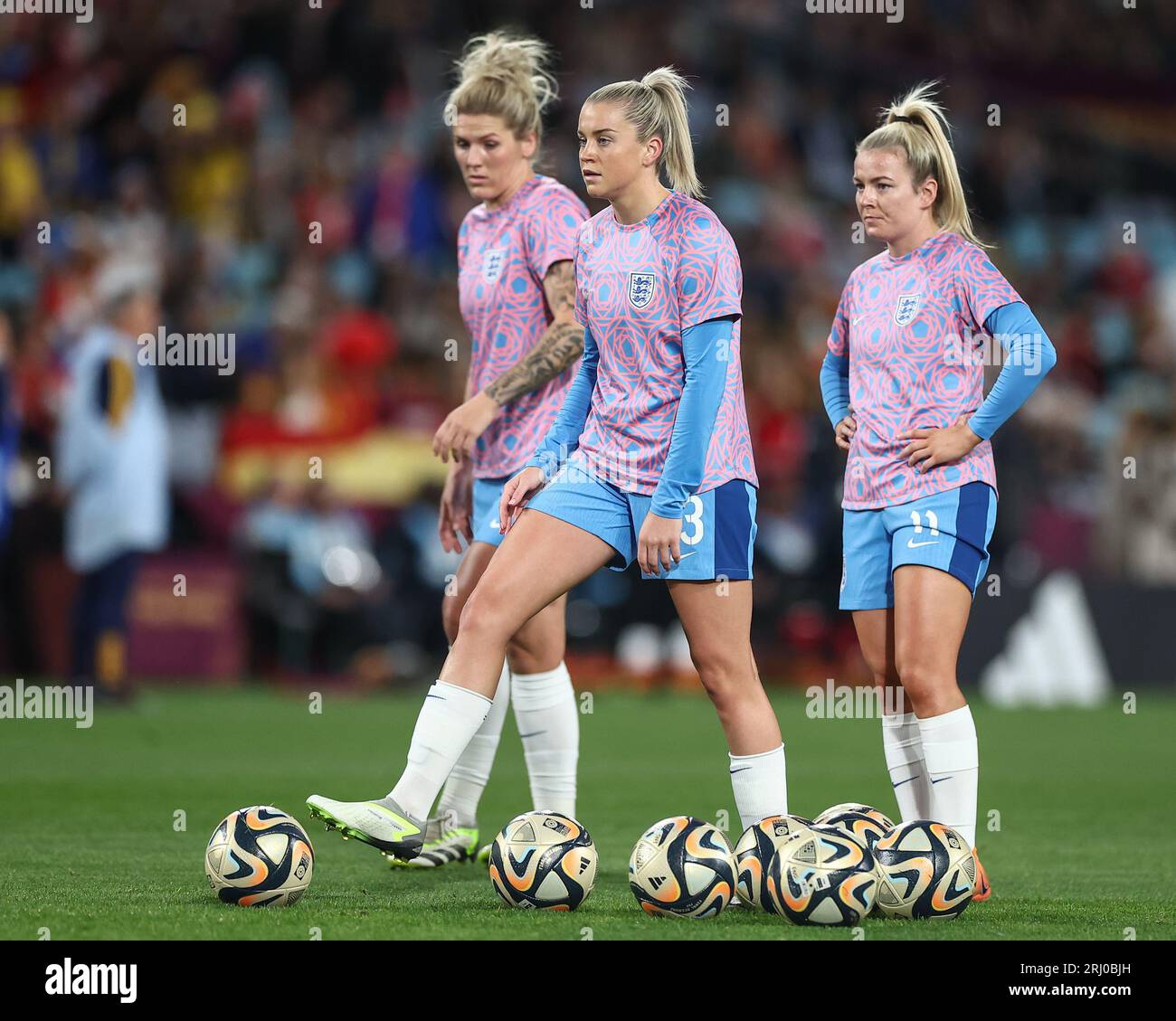 Millie Bright #6 of England, Alessia Russo #23 of England and Lauren ...