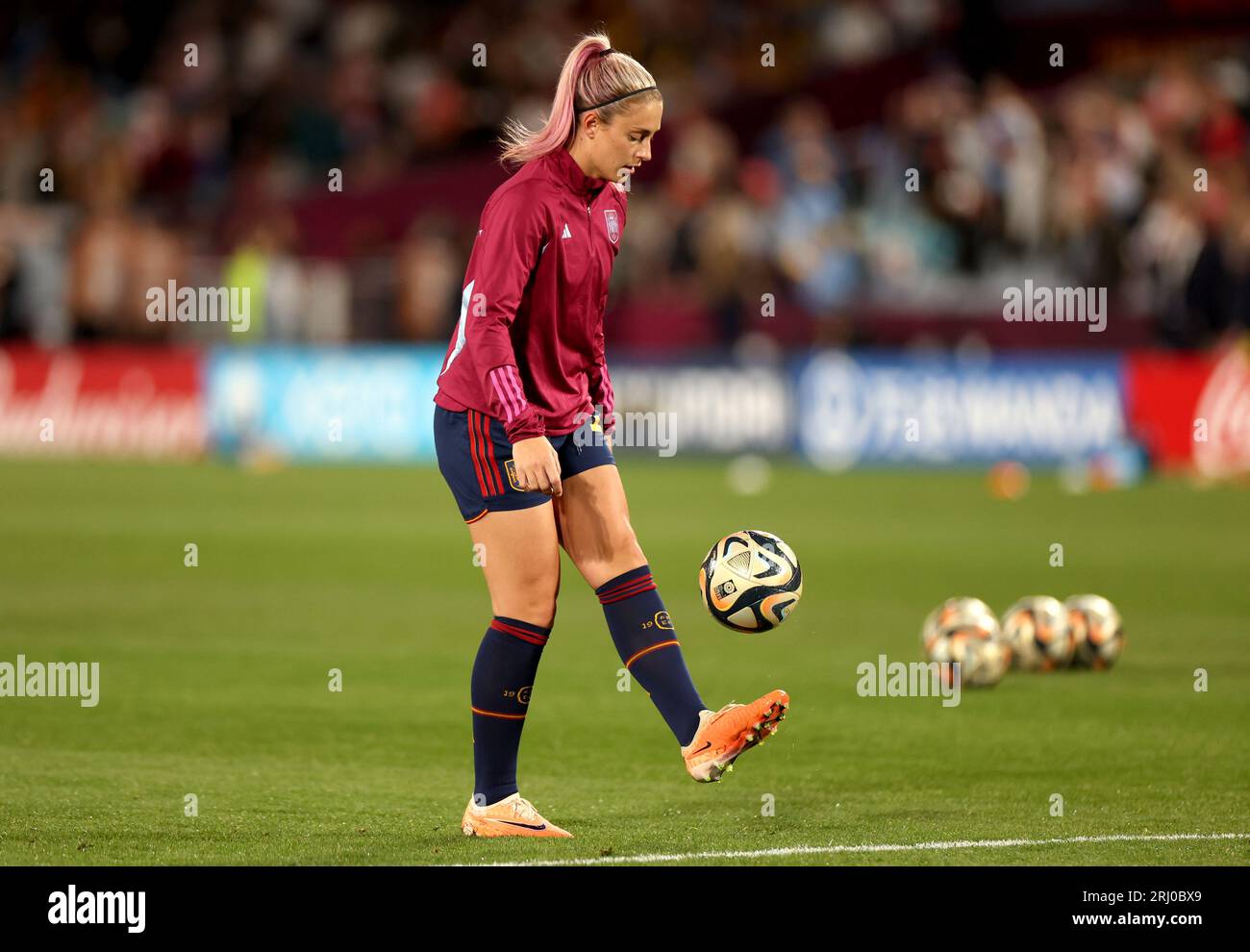 Spain's Alexia Putellas warms up prior to the FIFA Women's World Cup ...