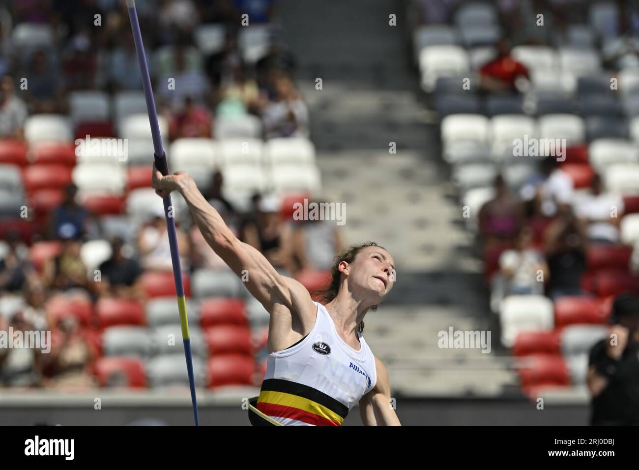 Budapest, Hungary. 20th Aug, 2023. Belgian Noor Vidts pictured in ...