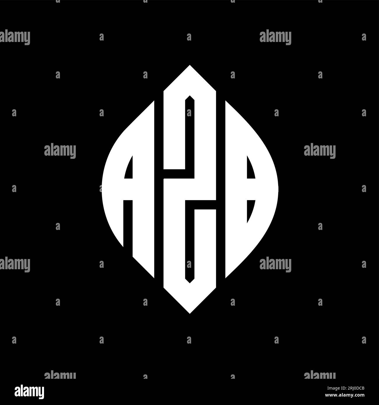 Azb logo design hi-res stock photography and images - Alamy
