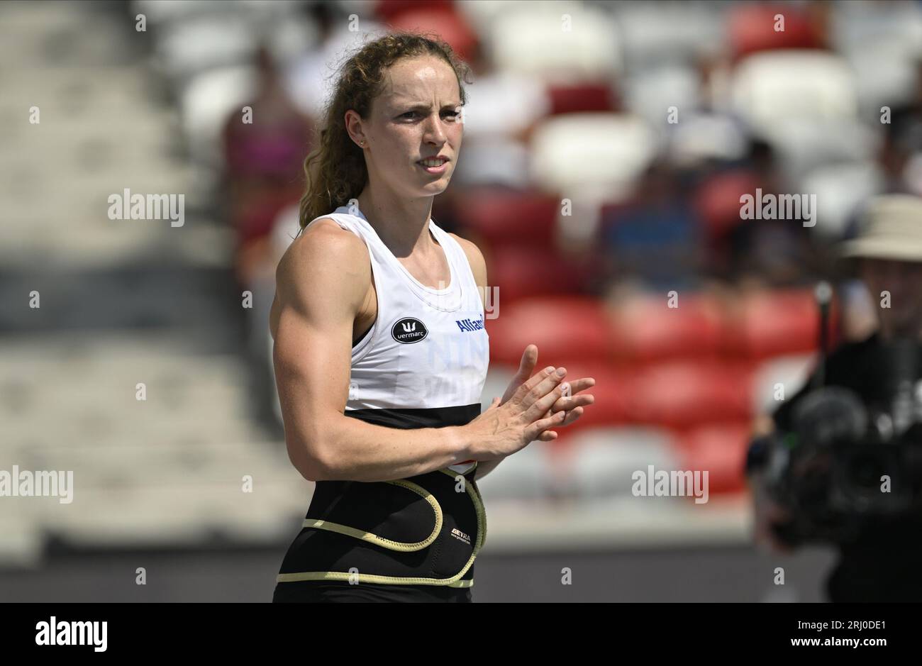 Budapest, Hungary. 20th Aug, 2023. Belgian Noor Vidts pictured during ...