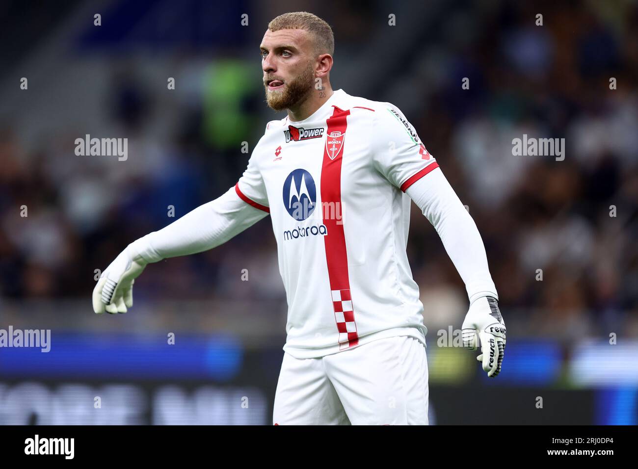 Milano, Italy. 19th Aug, 2023. Michele Di Gregorio of Ac Monza looks on ...