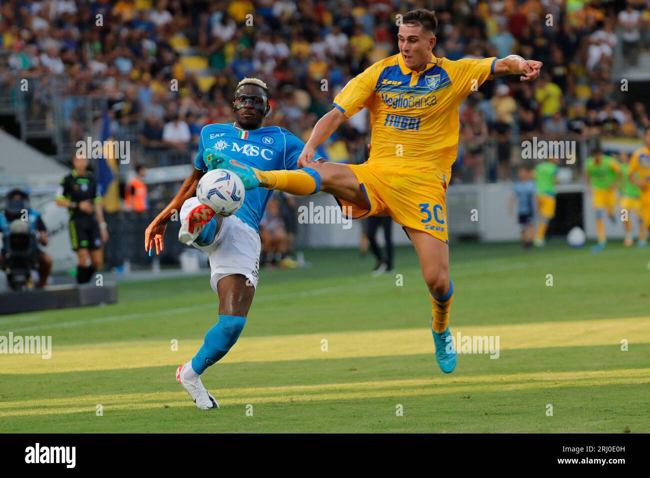 Frosinone, Lazio, Italy. 19th Aug, 2023. Victor Osimhen of Napoli Ilario Monterisi, during ...
