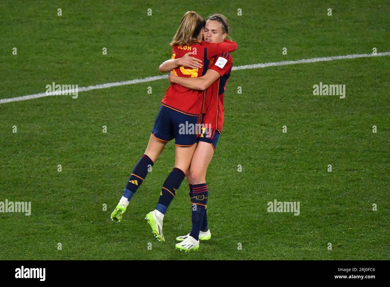 Sydney, Australia. 20th Aug, 2023. Olga Carmona of Spain celebrates ...