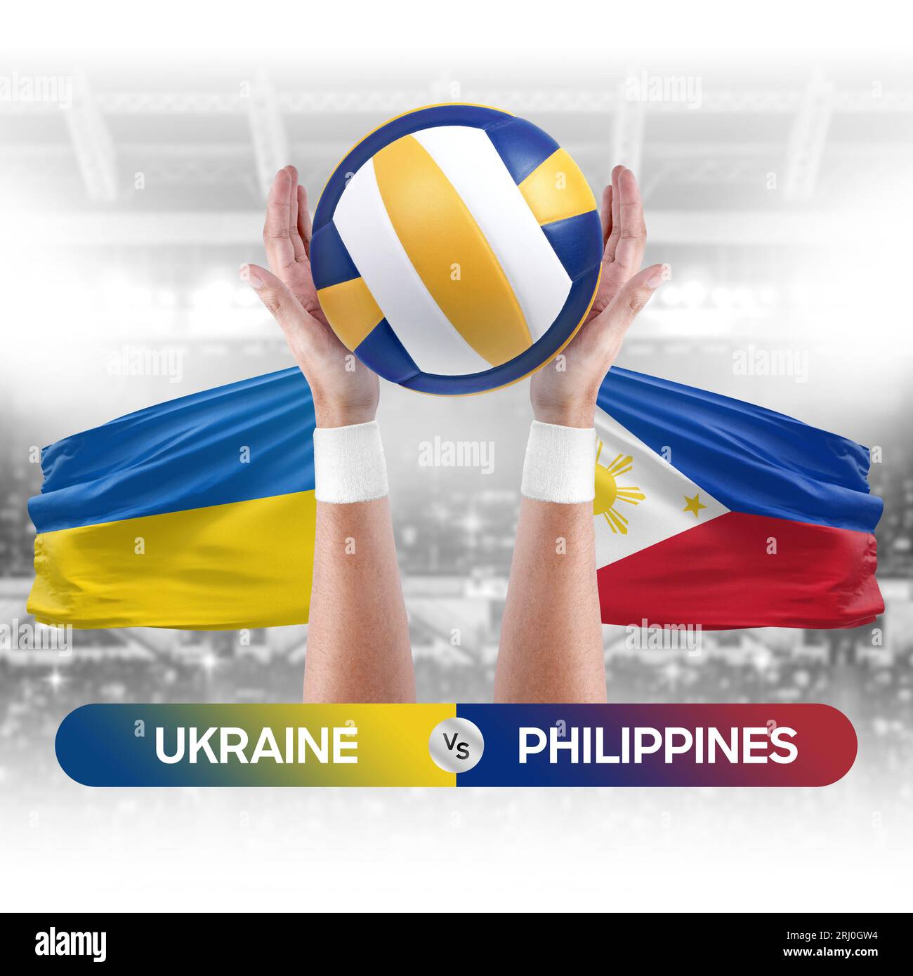 Ukraine vs Philippines national teams volleyball volley ball match ...
