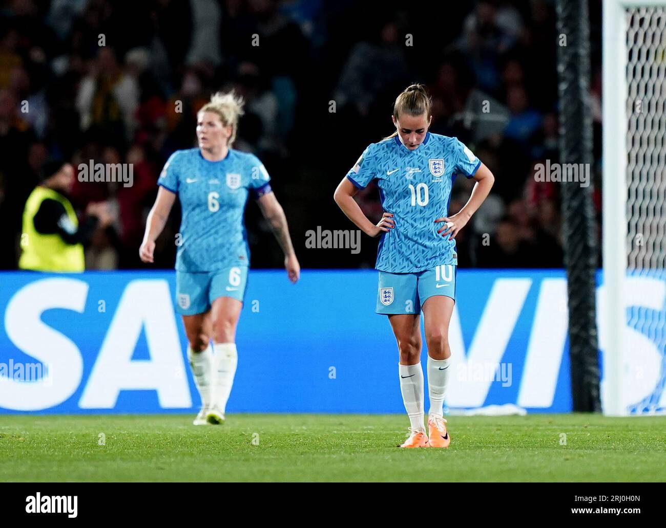 England's Ella Toone appears dejected after Spain's Olga Carmona (not ...