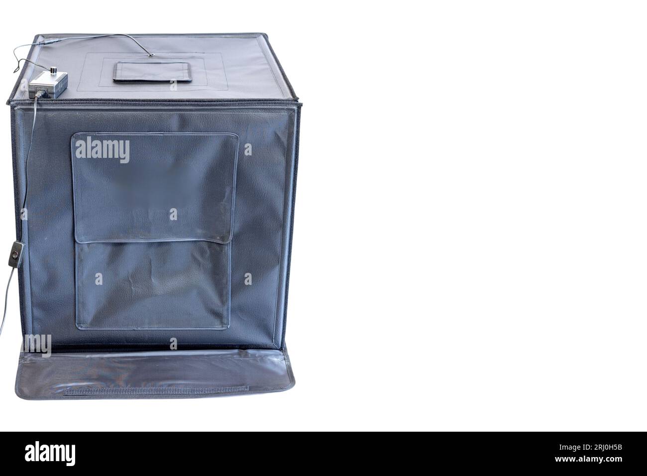 Portable photography light box studio on white isolated background ...